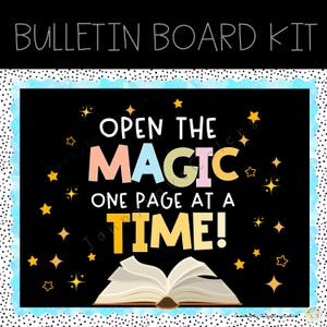 Reading Bulletin Board | Welcome Back to School | Books Bulletin Board ...
