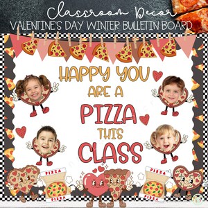 Valentine’s Day Bulletin Board | February Bulletin Board | Pizza ...