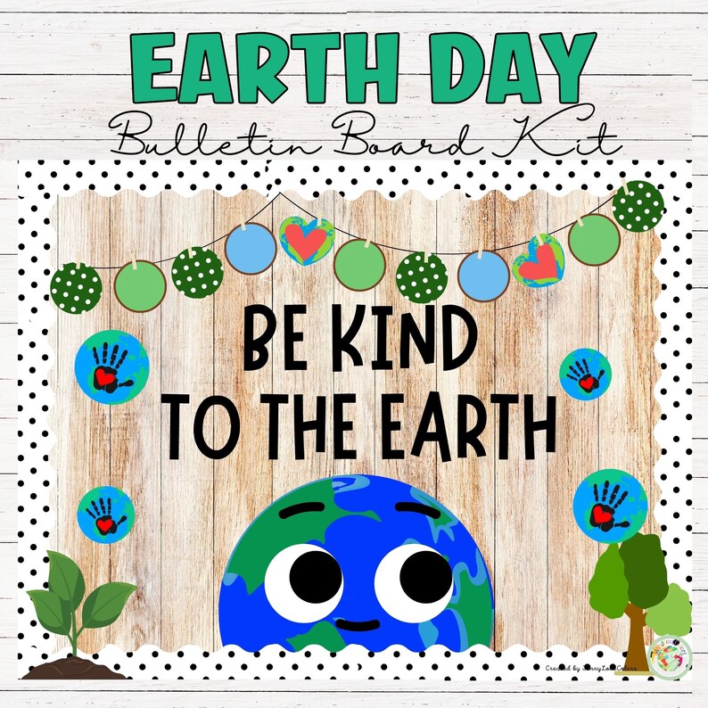 Earth Day Bulletin Board, April Door Decor Classroom Display, Earth Day ...