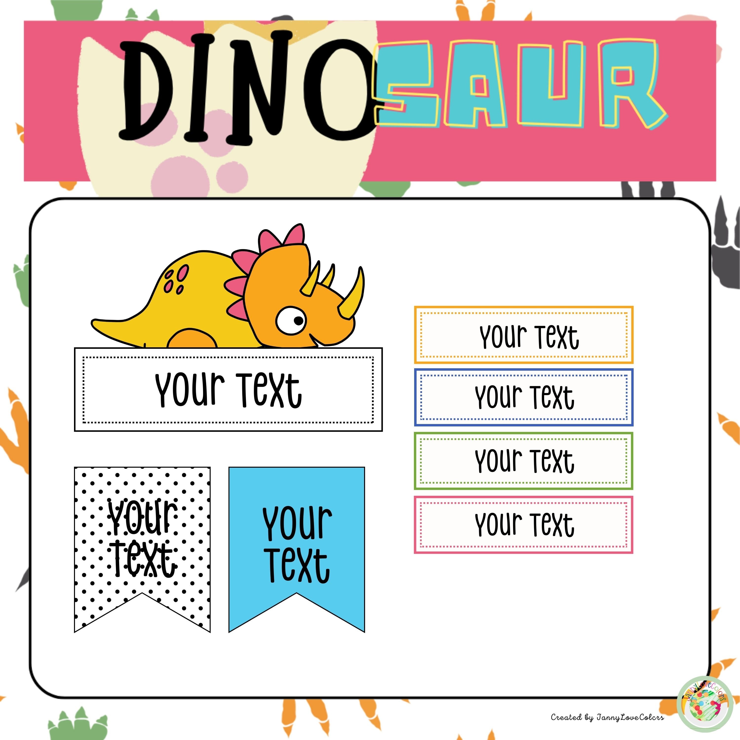 Dinosaur Classroom Decor Dino Theme Birthday Display Chart - Etsy