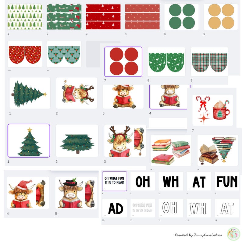 Christmas Reading Bulletin Board Kit: Classroom Decor (digital Download ...