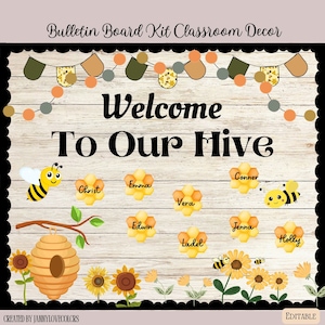 BEE Classroom Decor BUNDLE Printable Back to School Classroom ...