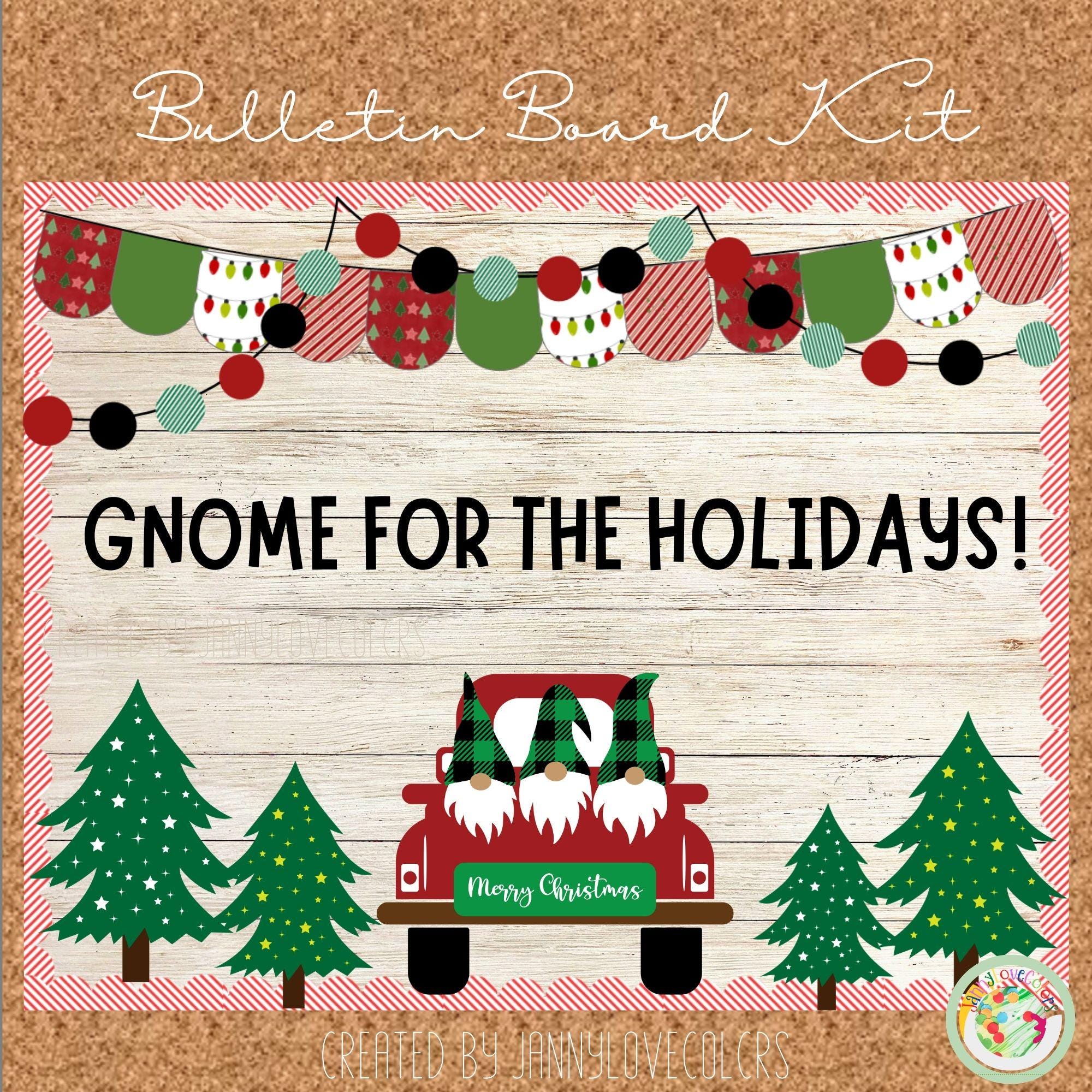 Christmas Bulletin Board or Classroom Door Decor Red Truck Digital ...
