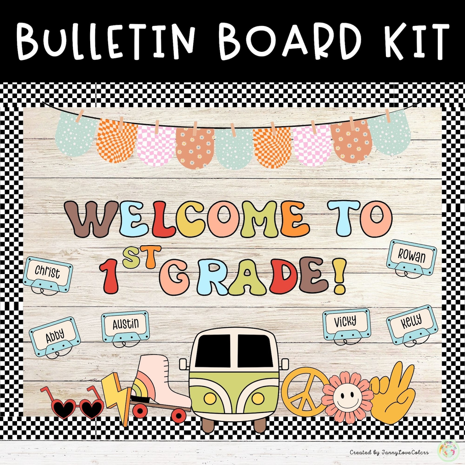 Welcome to Our Crew Back to School Bulletin Board Door Kit Editable ...