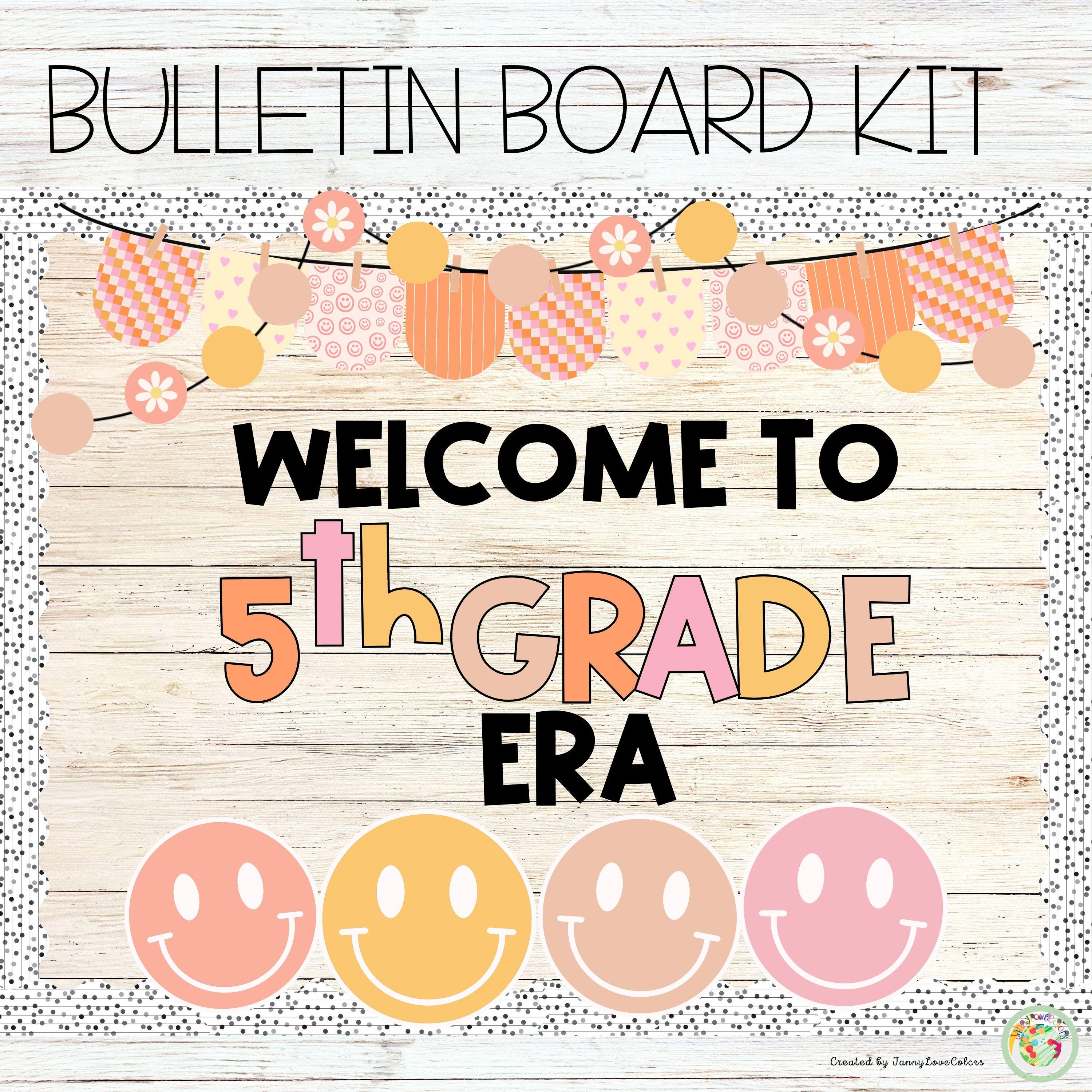 Back to School Bulletin Board: Classroom Decor (PDF) - Etsy