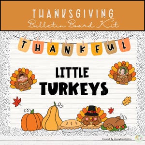 Thanksgiving Bulletin Board Kit: Fall Classroom Decor (digital Download ...