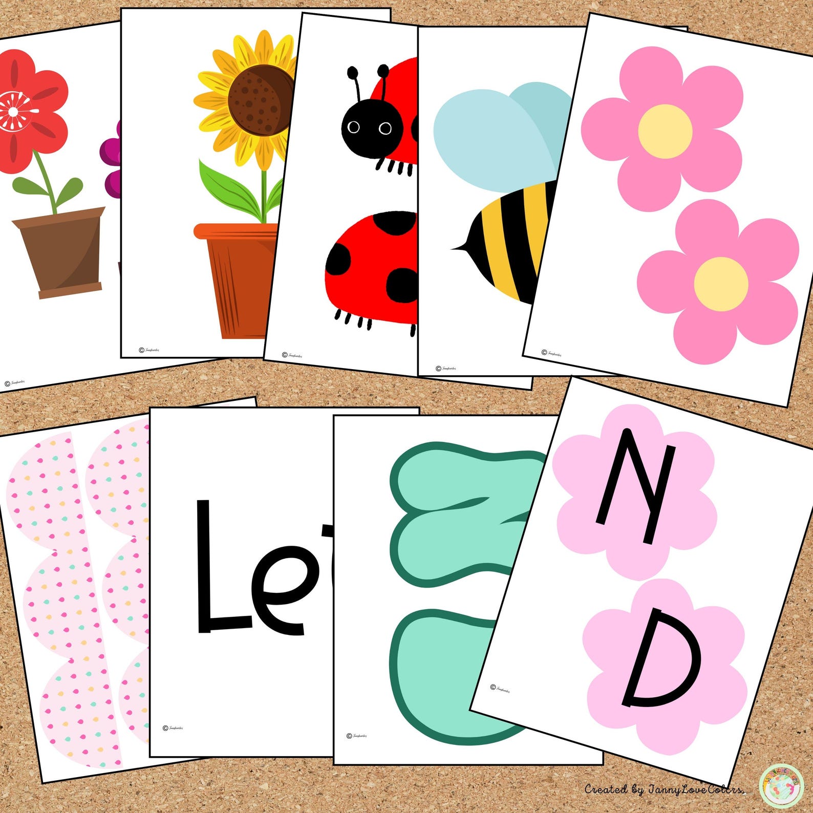 Spring Bulletin Board Kit or Door Decor Kindness Flower Classroom Decor ...