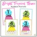Bright Tropical Classroom Decor Bundle: Editable Printable - Etsy