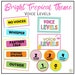 Bright Tropical Classroom Decor Bundle: Editable Printable - Etsy