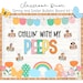 These Are My Peeps | Easter Spring Bulletin Board Kit | March April ...