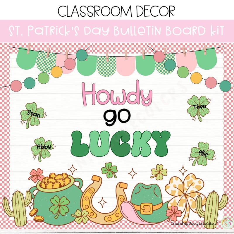 St Patricks Bulletin - Etsy