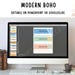 MODERN BOHO Student Desk Name Plate | Editable Name Tags | Printable ...
