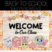 Groovy Retro Back to School Bulletin Board and Door Kit, Classroom ...