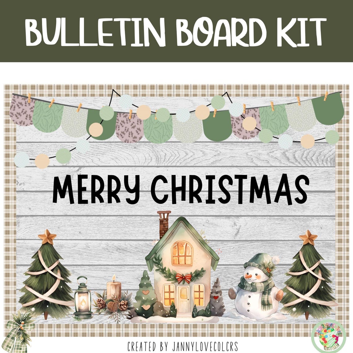 Christmas Bulletin Board Kit, Winter Board Ideas, Classroom Decor - Etsy