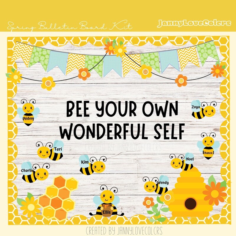 Bee Bulletin Board - Etsy
