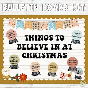 Things to Believe in at Christmas Jesus Religious Display Bible Bible ...
