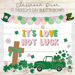 St. Patrick's Day Bulletin Board Kit | Religious Classroom | March ...