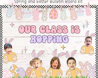 Be Kind to Every Bunny Rainbow Bulletin Board Kit - Etsy