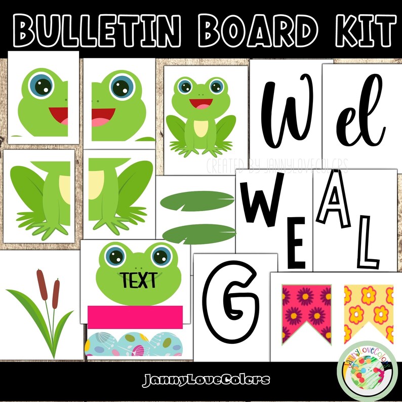 Frog Bulletin Board Ideas and Door Decor Christian Bulletin - Etsy