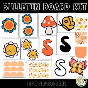Retro Sunshine Bulletin Board | Summer Bulletin Board Kit | Be the ...