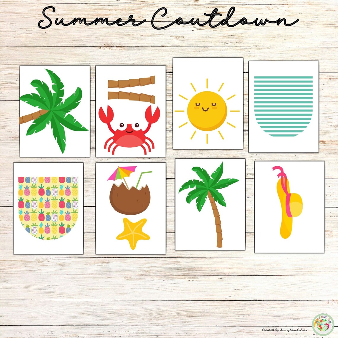 Countdown to Summer Bulletin Board Kit for Teachers and Classroom Decor ...