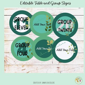 Boho Plant Classroom Decor Bundle: Editable Posters, Labels (digital ...