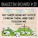 Sheep Bulletin Board Kit: Christian Classroom Decor (digital Download ...