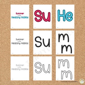 Summer Healthy Habits Bulletin Board Kit: Classroom Decor (printable ...