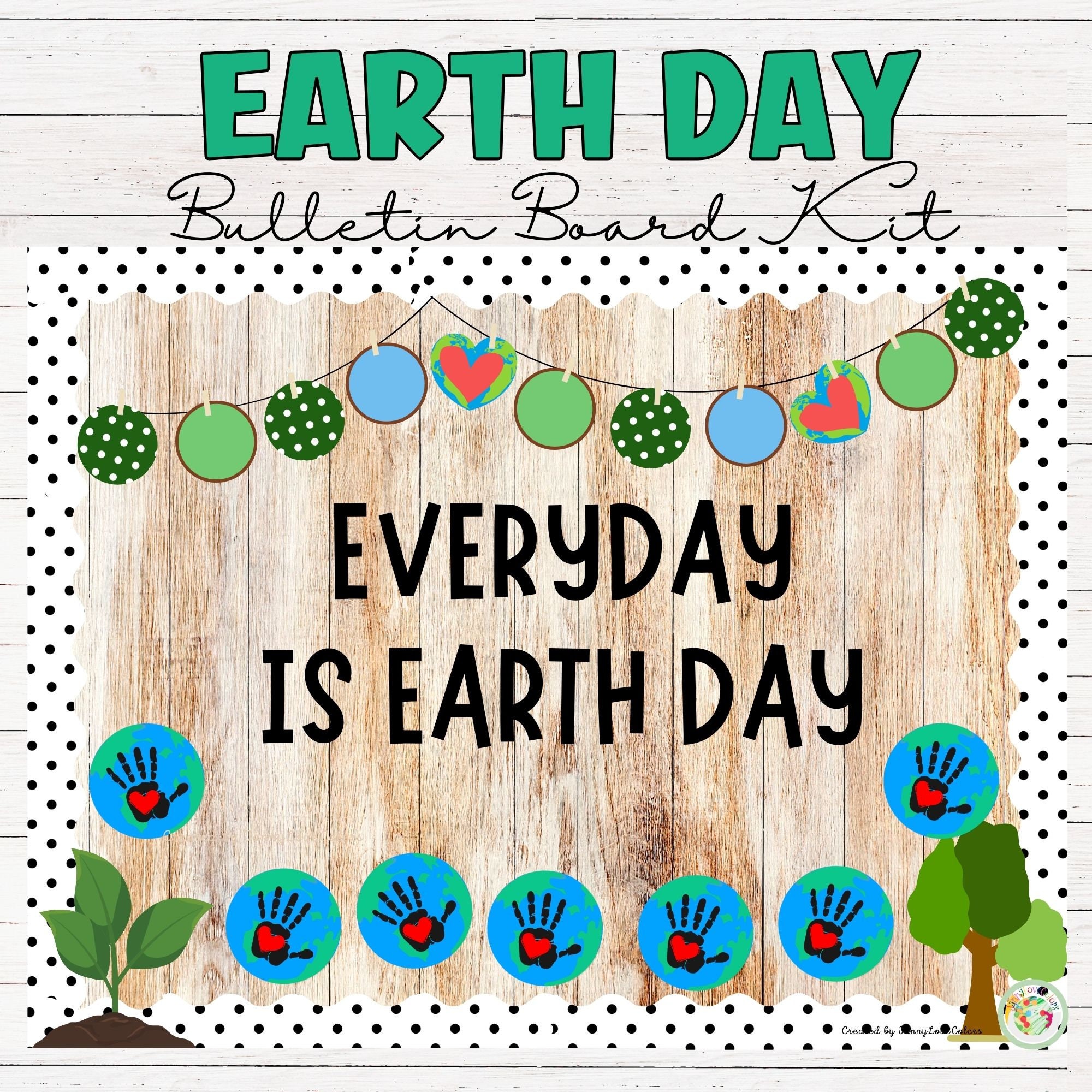 Earth Day Bulletin Board, April Door Decor Classroom Display, Earth Day ...