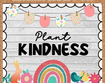 Spring Bulletin Board Kit Classroom Door Decor Inching Into Spring ...