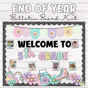End of Year Bulletin Board, Door Decor, or Poster, Groovy Classroom ...