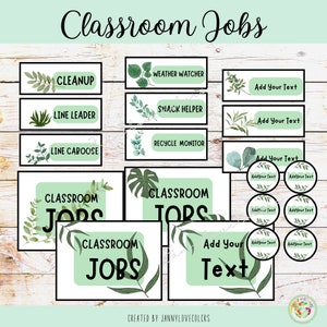 Editable Classroom Plant Boho Classroom, Classroom Management,classroom ...