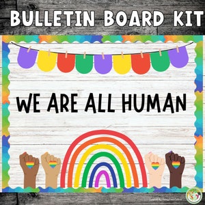 Pride Month Bulletin Board, Classroom Display Door Decoration, LGBTQ ...
