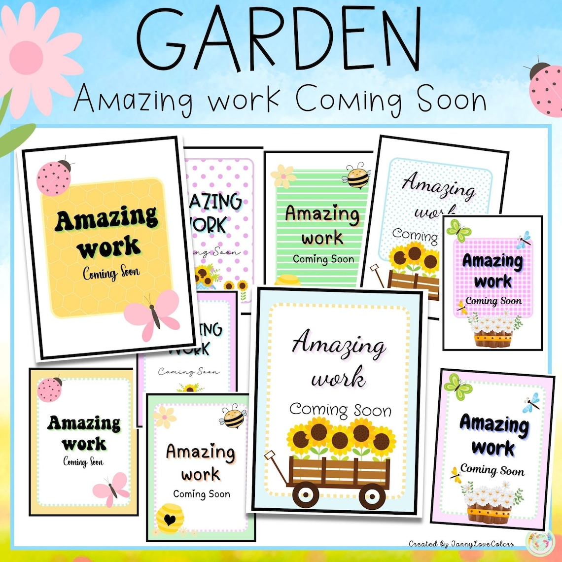 Garden Theme Classroom Decor Bundle: Editable Modern Decorations (digital Download) - Etsy