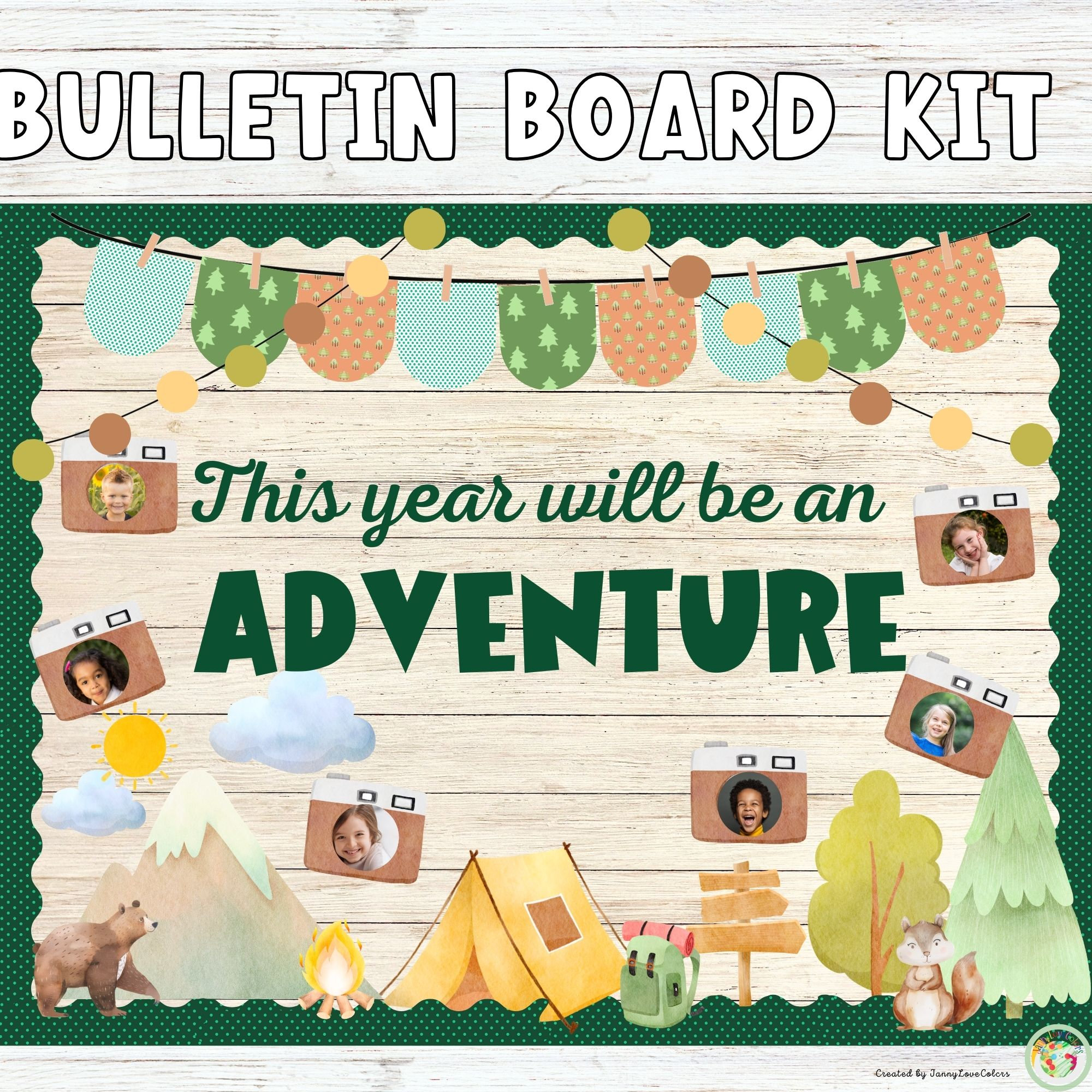 Adventure Classroom Bulletin Board Kit: Back to School Decor (digital ...
