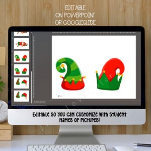 Elf Christmas Bulletin Board: Classroom Door Decor (digital Download ...