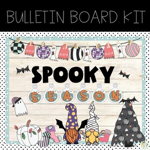 Halloween Bulletin Board Halloween Classroom Door Decor October ...