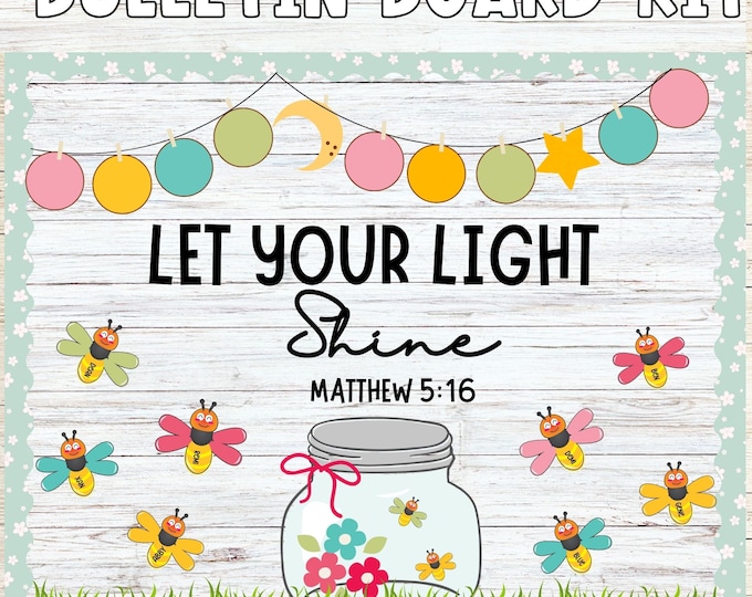 Christian Bulletin Board Kit: in Christ You Are (digital Download ...