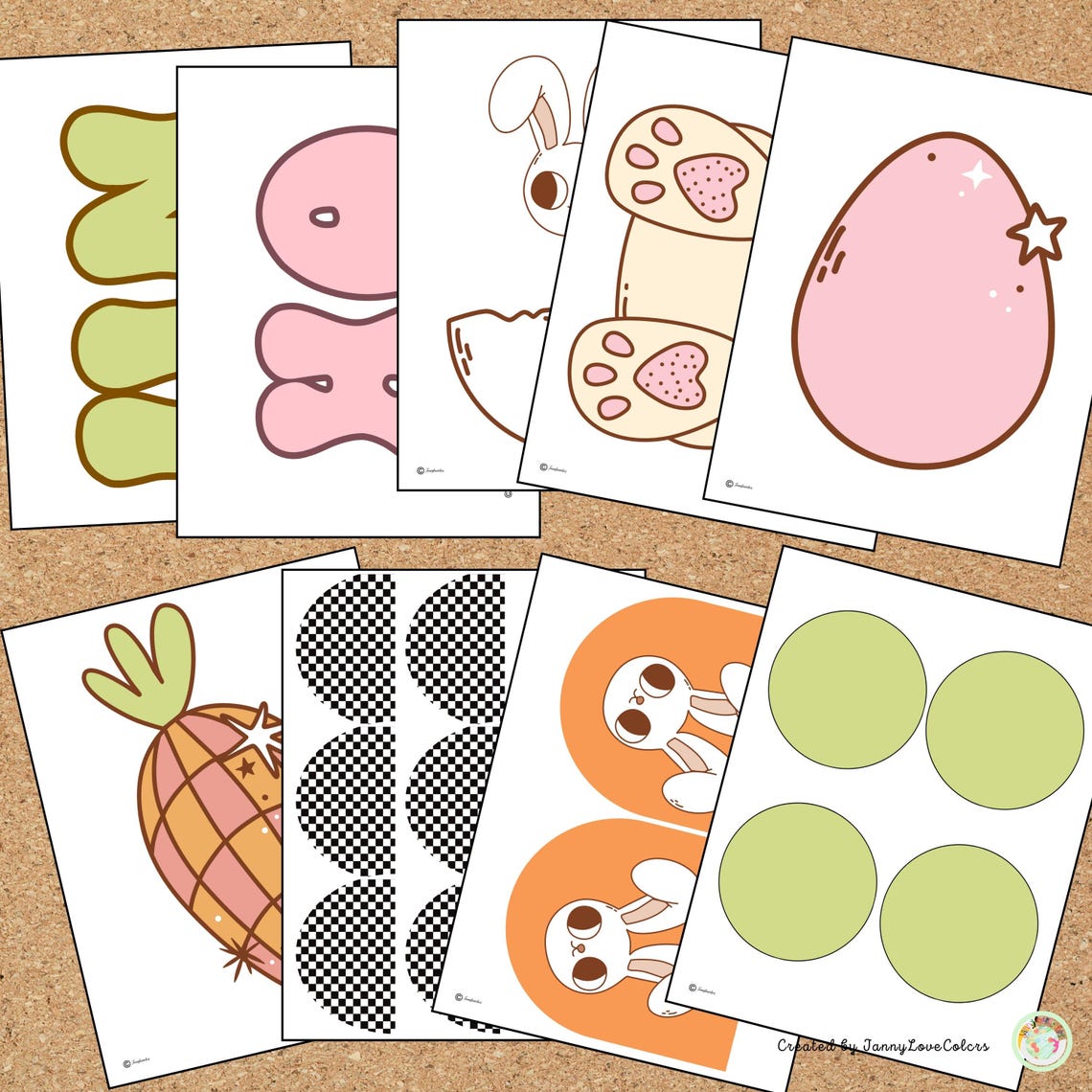 Retro Easter Bulletin Board Kit: Groovy Classroom Door Decor (digital ...