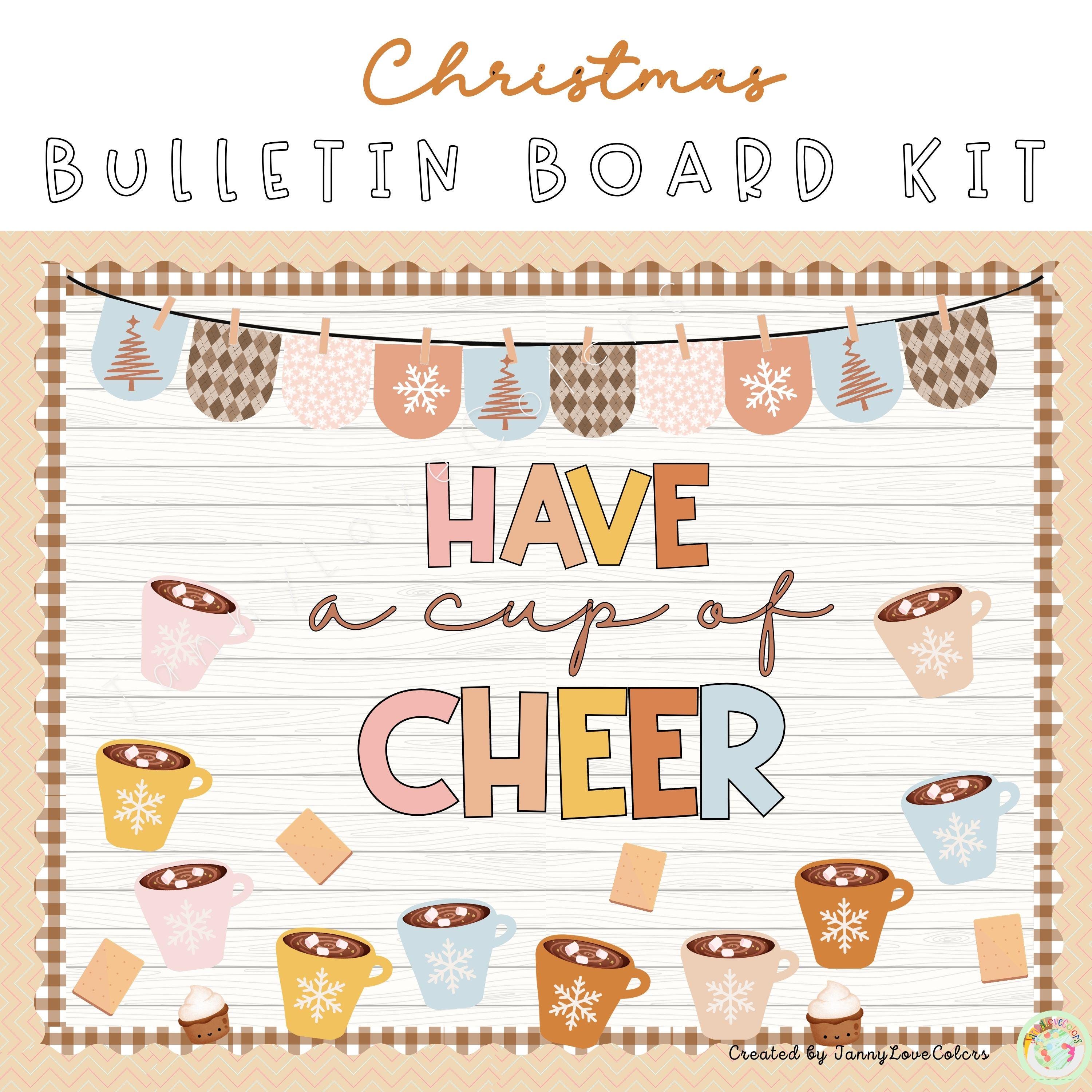 Hot Cocoa Christmas Bulletin Board Kit (digital Download) - Etsy