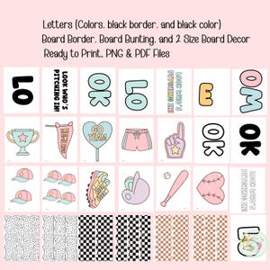 Baseball Bulletin Board Kit, Sports Themed Classroom Decor, School ...