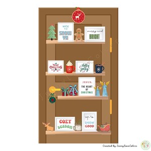 Christmas Classroom Posters Set Bulletin Board Decorations Decor Winter ...