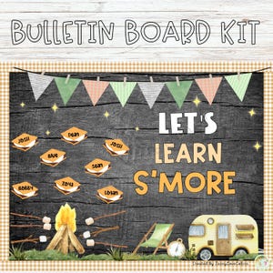 Campfire S'mores Bulletin Board | Camping Board | Classroom Decor ...