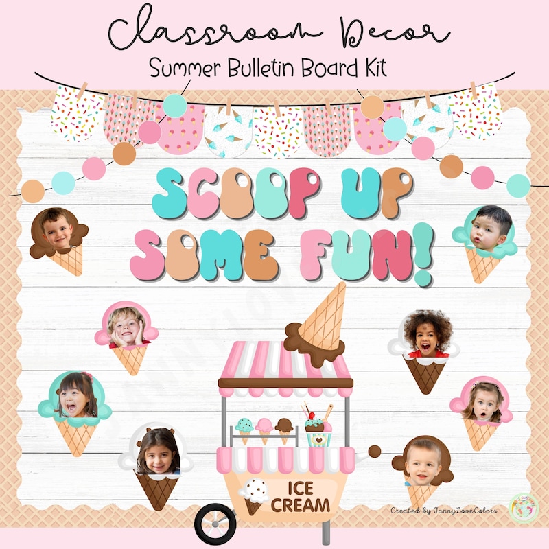 Ice Cream Bulletin Board - Etsy