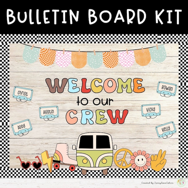 Welcome Crew Bulletin Board - Etsy