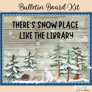 Winter - January Bulletin Board Kit or Door Decoration Polar Bear ...