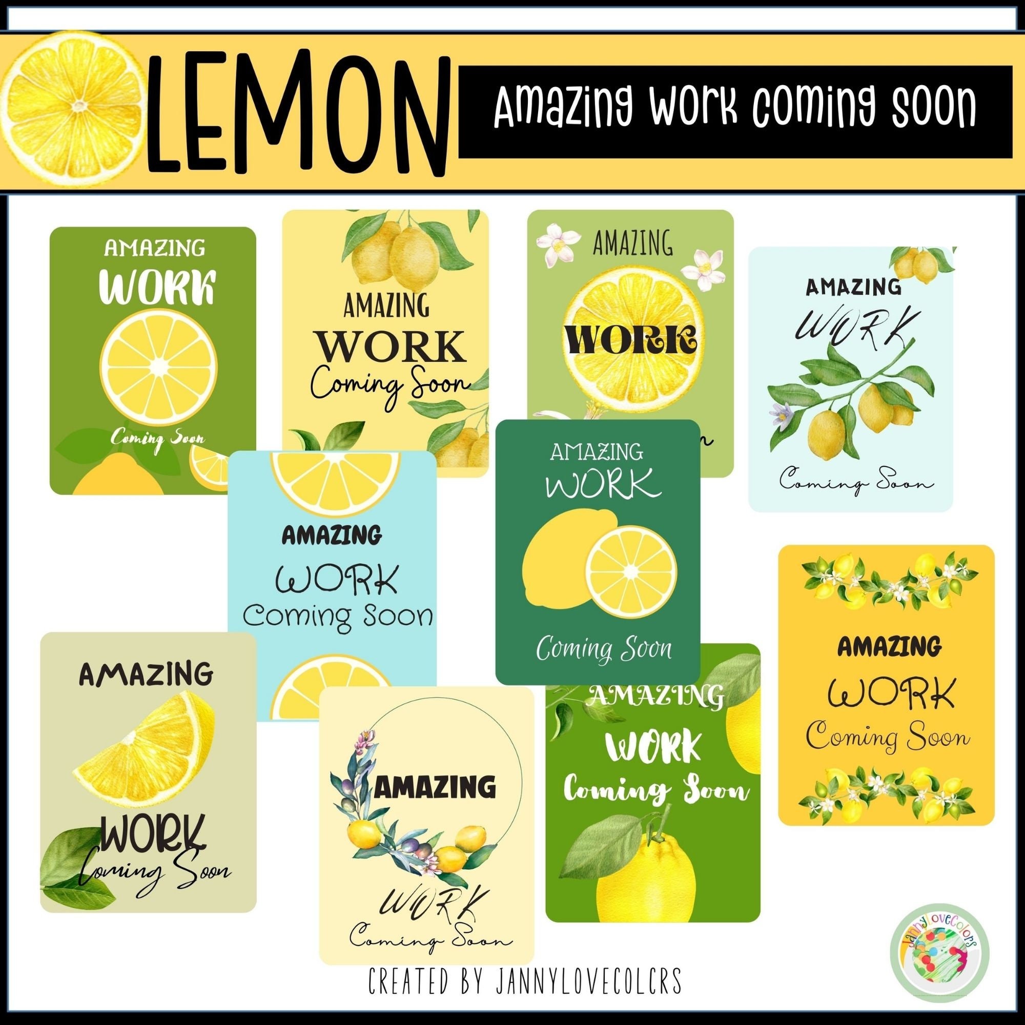 Lemon Classroom Decor Bundle: Modern Farmhouse Theme (editable) - Etsy