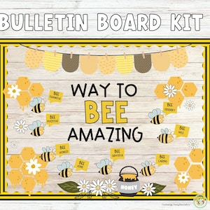 Bee Amazing Bulletin Board Kit | Door Decor | Classroom Decorations ...