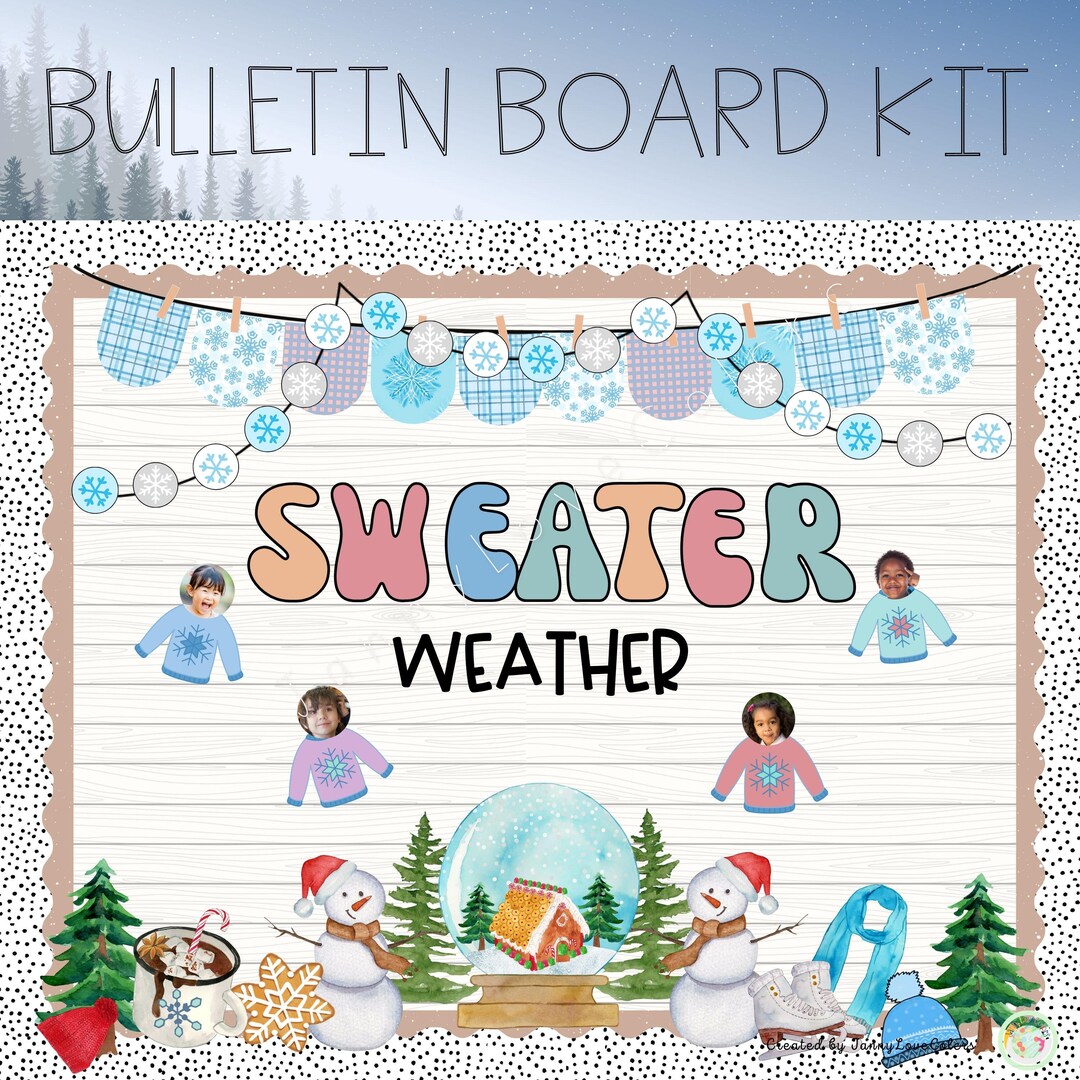 Winter Bulletin Board | January Bulletin Board | Cosy Christmas ...