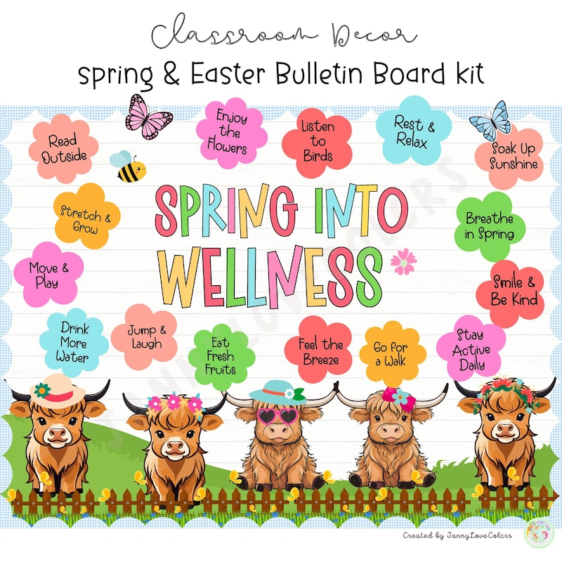 March Bulletin Board Health Room - Etsy